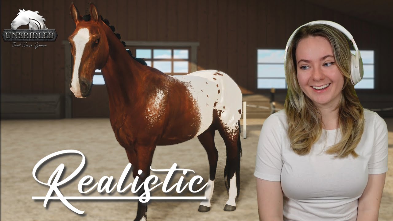 REALISTIC HORSE GAME BETA! - Unbridled | Pinehaven - YouTube