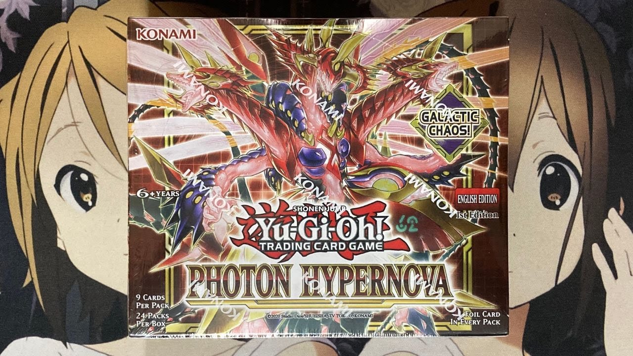 Opening My Photon Hypernova Yugioh Booster Box TCG - YouTube