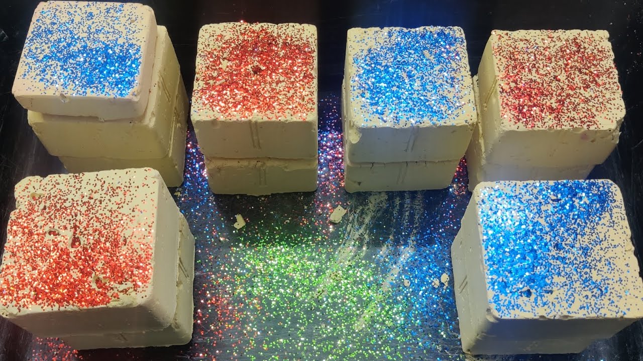 Thick reformed yellow blocks | Satisfying Video - YouTube