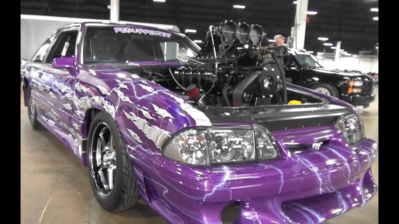 Jerry Hoose Pro Street 93 Foxbody Mustang Oaks 2022 - YouTube