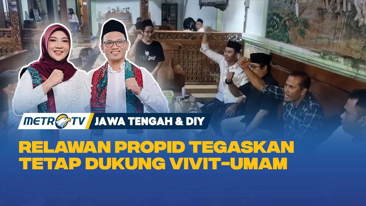 Solid! Relawan Propid Tegaskan Tetap Dukung Vivit-Umam - YouTube