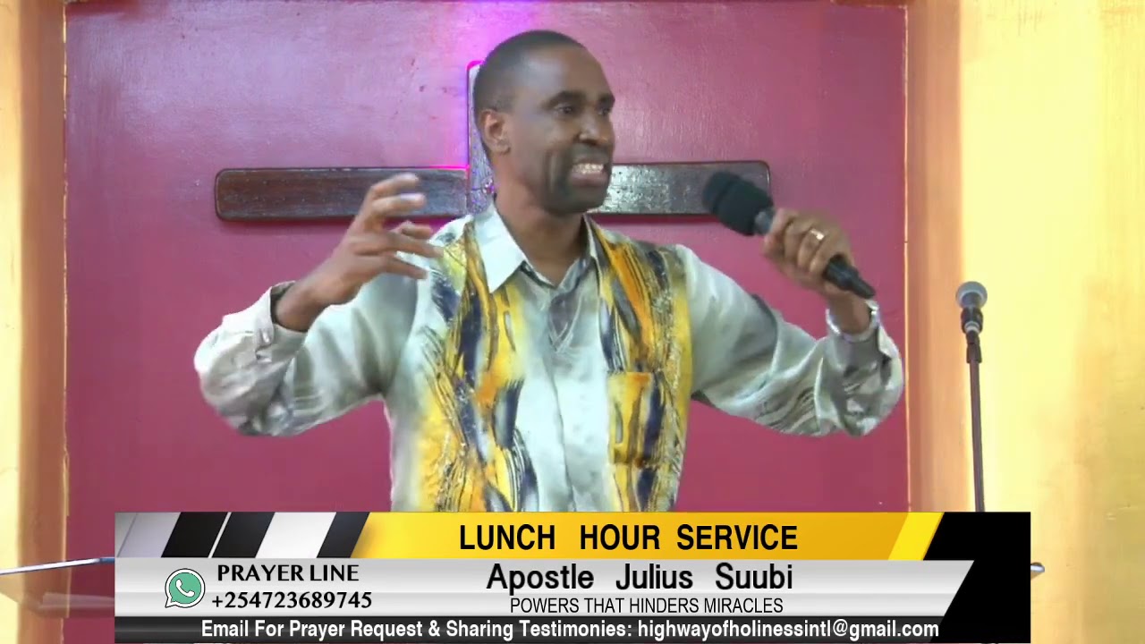 Powers That Hinders Miracles | Apostle Julius Suubi - YouTube