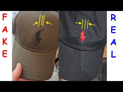 Ralph Lauren hat real vs fake review. How to spot fake Polo Ralph ...