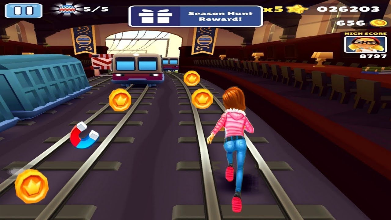 Subway Princess Runner Game : Princess Run at Town Hall Station ...