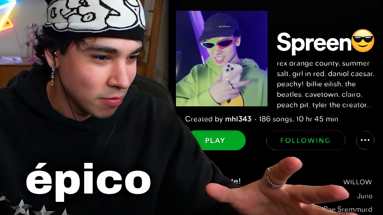 SPREEN ENSEÑA su PLAYLIST de SPOTIFY 😮😮 - YouTube