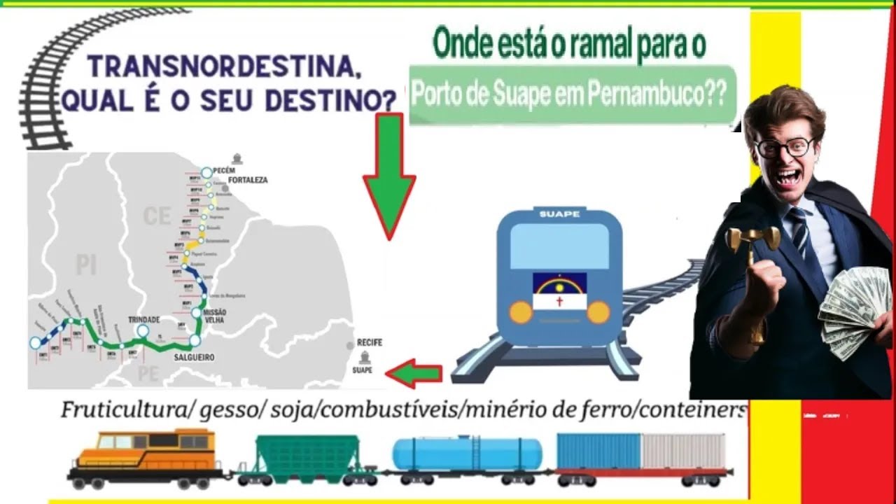 Ferrovia Transnordestina Onde esta o ramal de Suape qual e o seu ...
