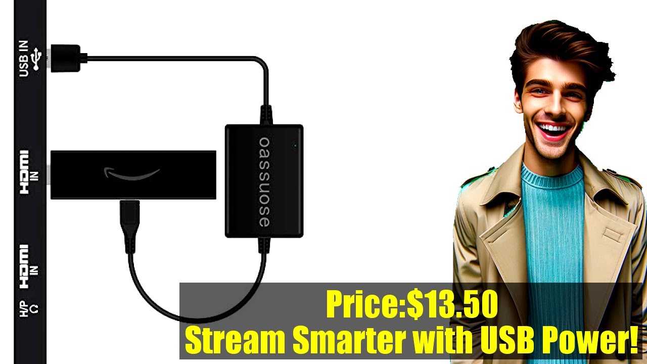 Buy USB Power Cable Adapter for Fire TV Stick,Powers Streaming TV ...