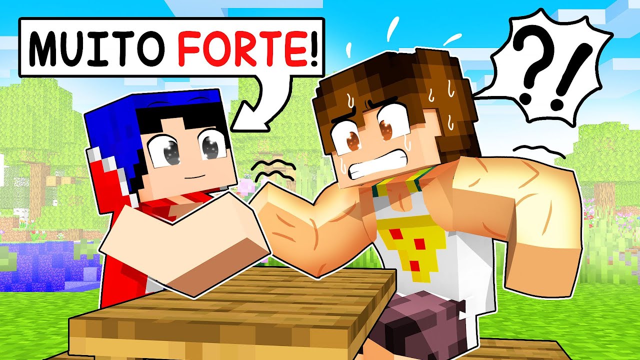 NITRO FICOU MUITO FORTE no MINECRAFT! - YouTube