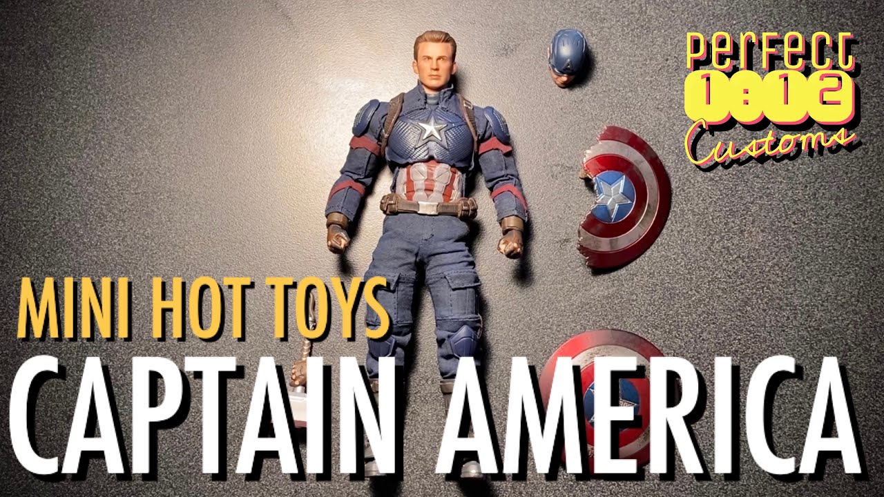 The Perfect 1:12 Endgame CAPTAIN AMERICA | Custom Mafex Action Figure ...
