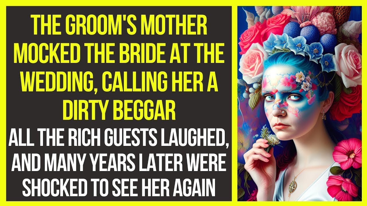 The groom's mother mocked the bride at the wedding, calling her a dirty ...