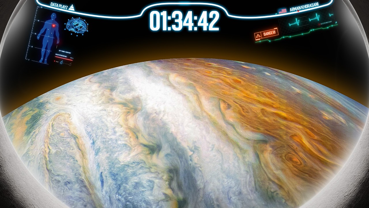 Falling Into Jupiter (Super Realistic 3D Simulation) - YouTube