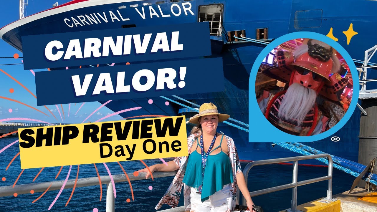 Unforgettable Fun on the Carnival Valor: Day One's Epic Welcome Aboard ...
