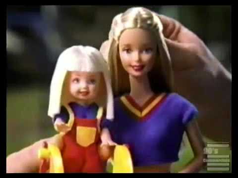Giggles n' Swing Barbie & Kelly Commercial (1999)