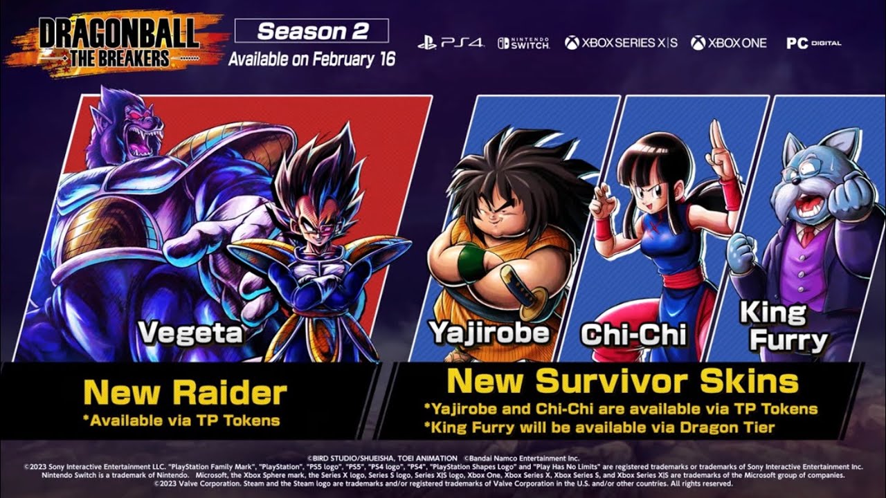 SEASON 2 DLC DRAGON BALL: THE BREAKERS | Dragon Ball: The Breakers ...