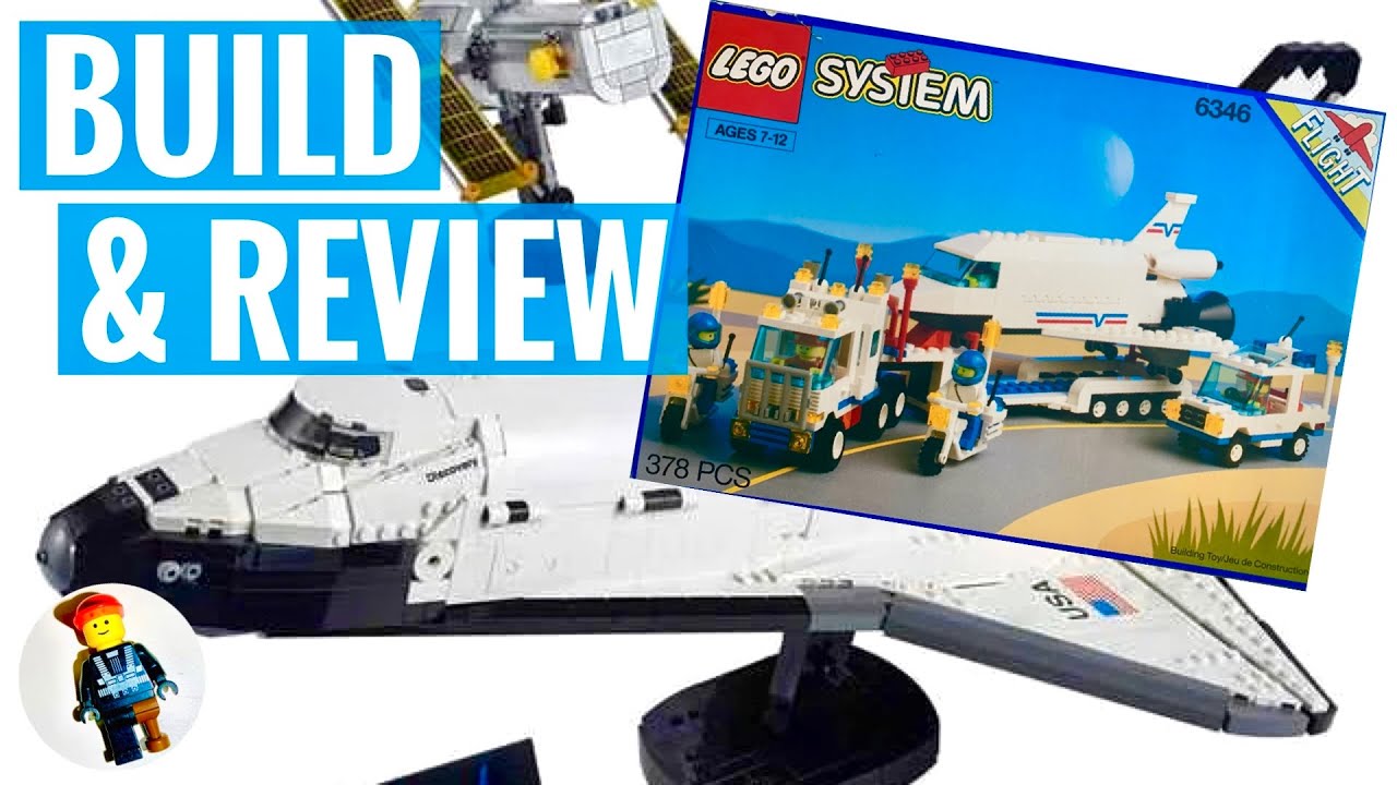 LEGO Town 6346 - Shuttle Launching Crew - Vintage Build & Review - YouTube