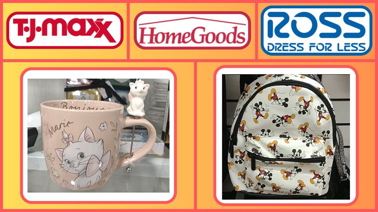 *NEW* Disney Shopping | HomeGoods | TJ Maxx | Ross | Mugs | Backpacks ...