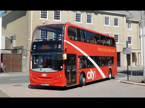 Plymouth Citybus Enviro 400 E40D (514 - WF63 LYY) - YouTube