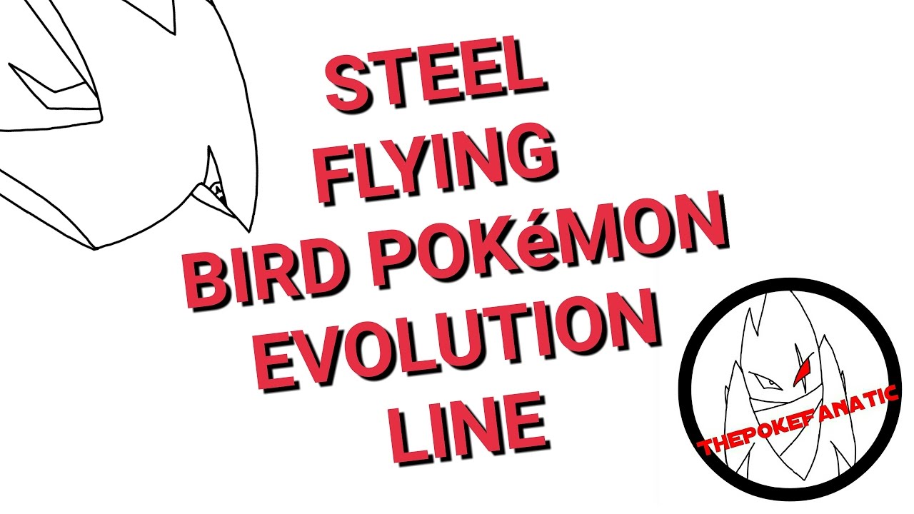 Steel Flying Bird Pokemon Evolution Line - #Fakemon - YouTube