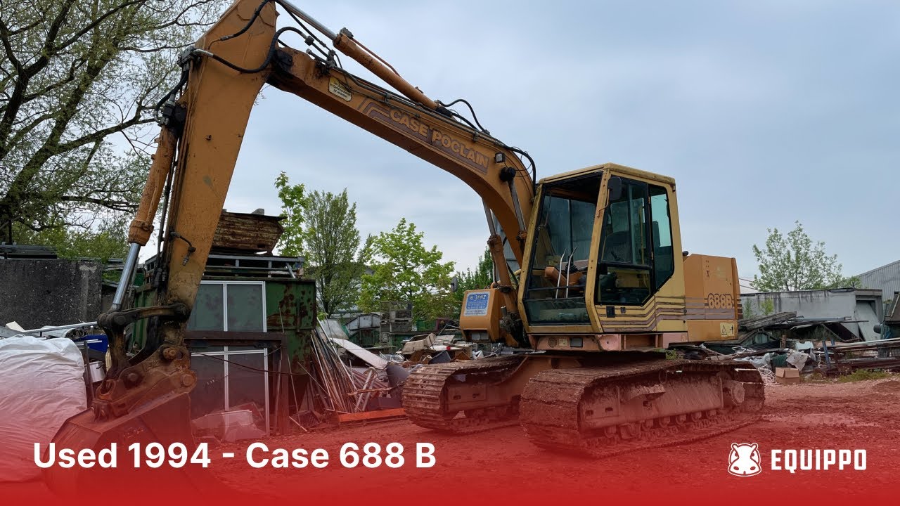 Used 1994 - Case 688 B | Used tracked excavator | equippo.com | - YouTube