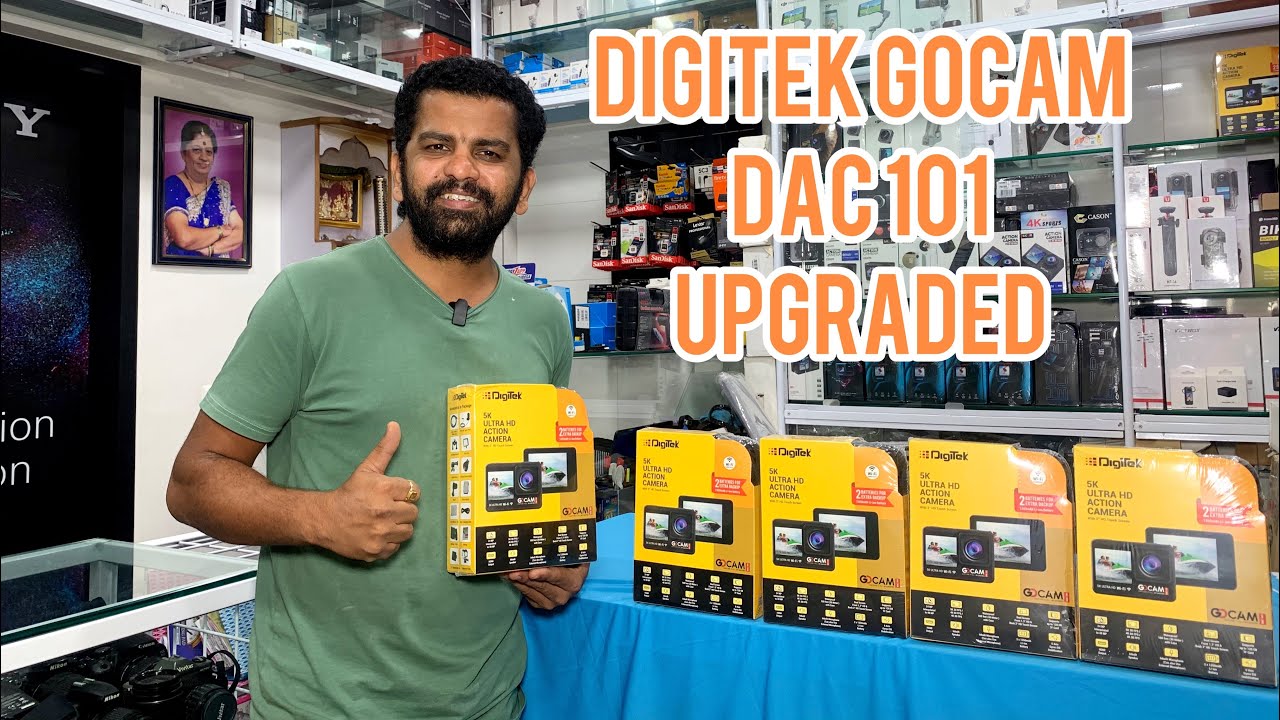 DIGITEK ACTION CAMERA DAC101||DUAL SCREEN UPDATED VARIANT #digitek # ...