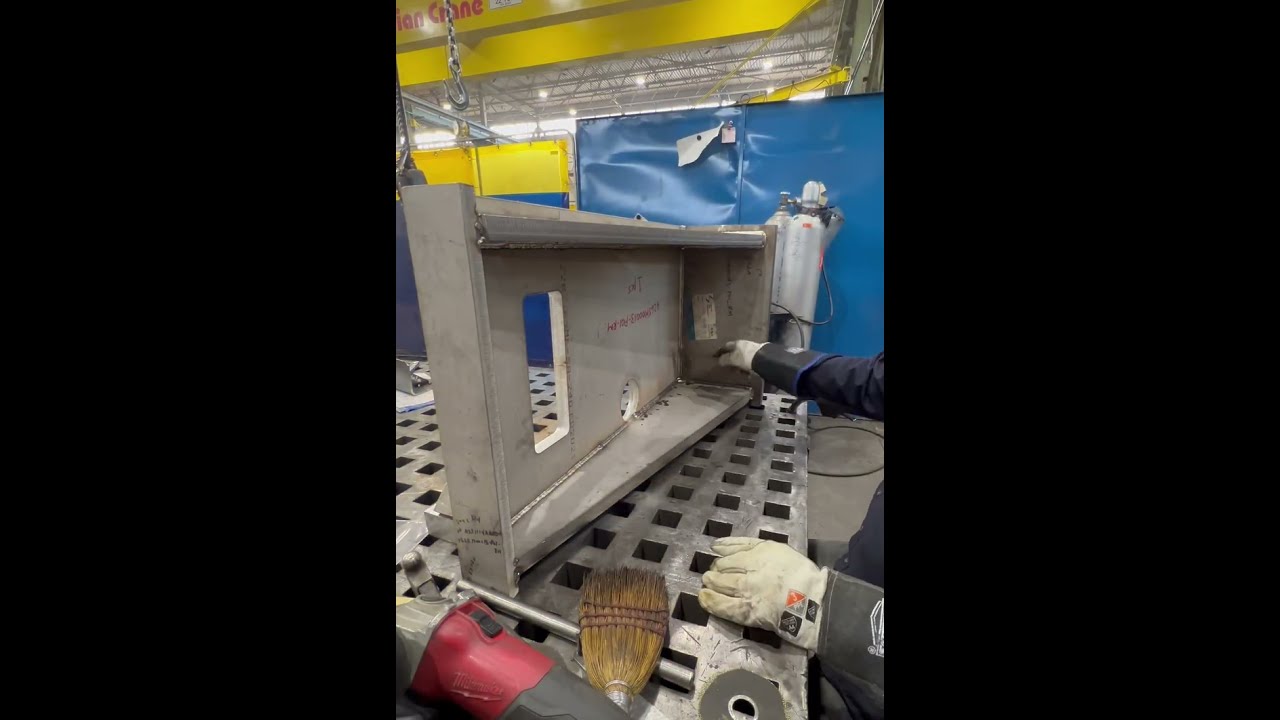 9.5 mm Weld in 2F welding position - YouTube