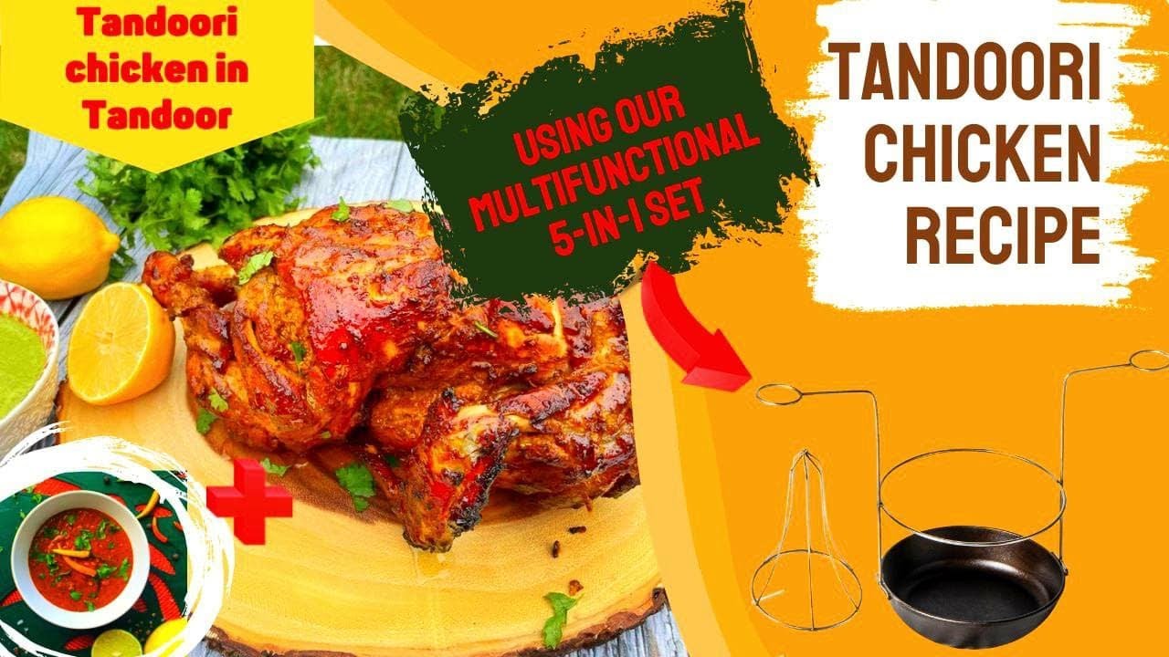 Tandoori Chicken In Tandoor | Must To Try Tandoori Chicken Recipe | How ...