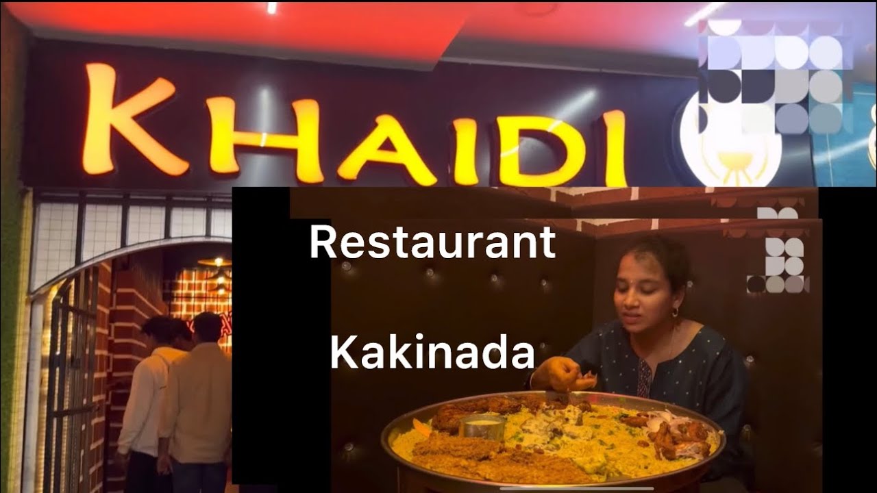 KHAIDI restaurant KAKINADA// special dish// food best or worst😋😋 - YouTube
