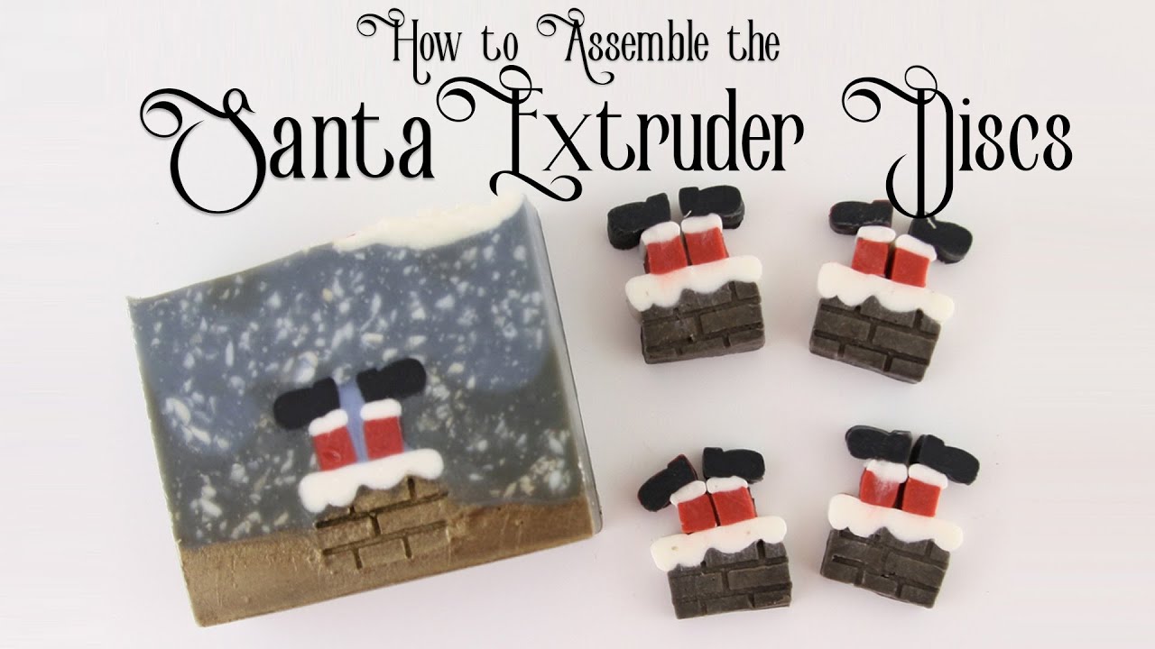How to Assemble the Santa Stuck in Chimney Extruder Disc Set - YouTube