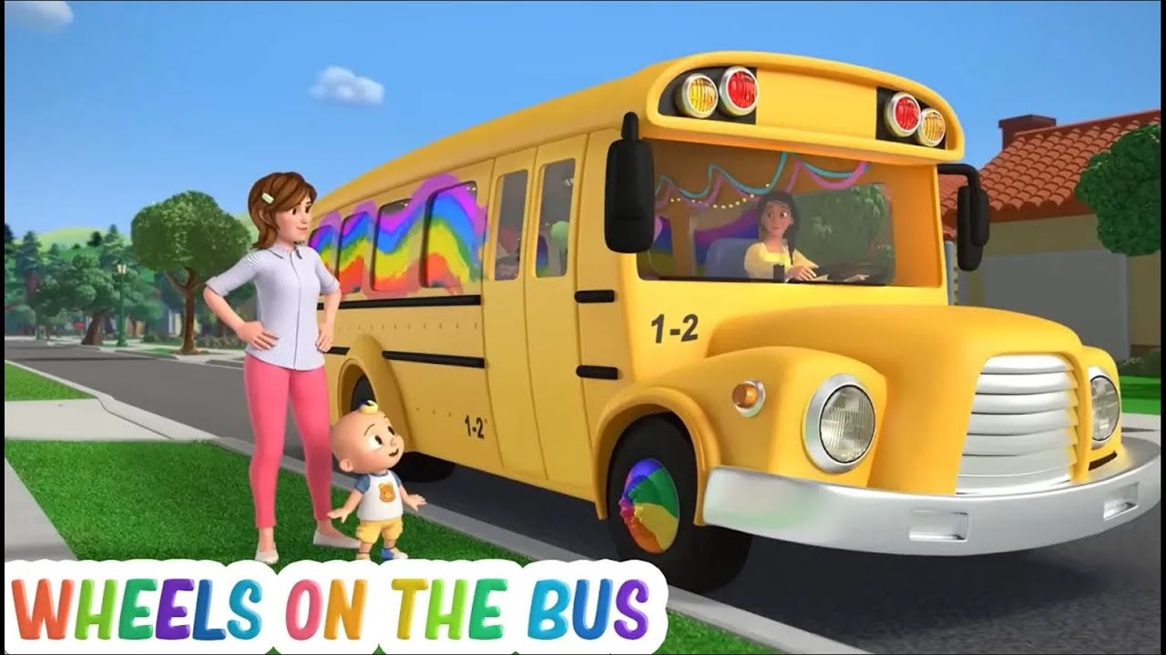 Wheels on the Bus / Kids Phonics Song / Nursery Rhymes #kidsabctv - YouTube