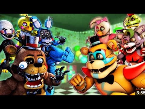 fnaf security breach vs FiNAF toy Animatronics