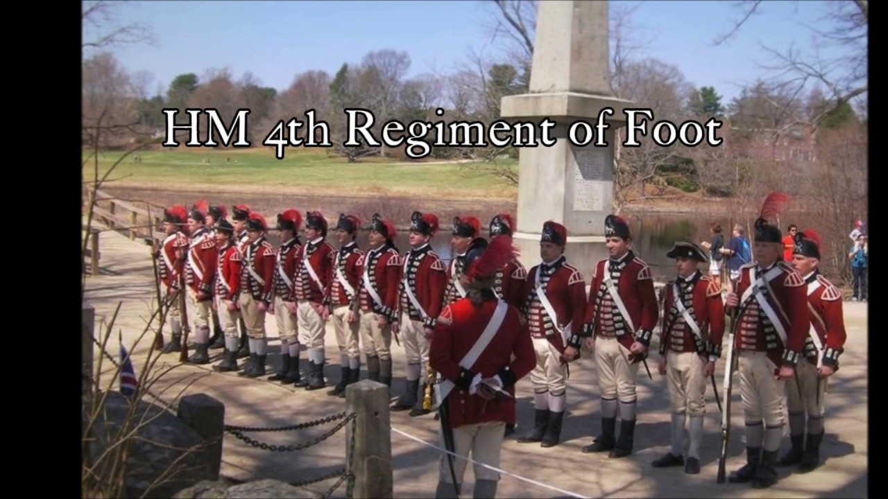 HM 4th "King's Own" Regiment of Foot - YouTube