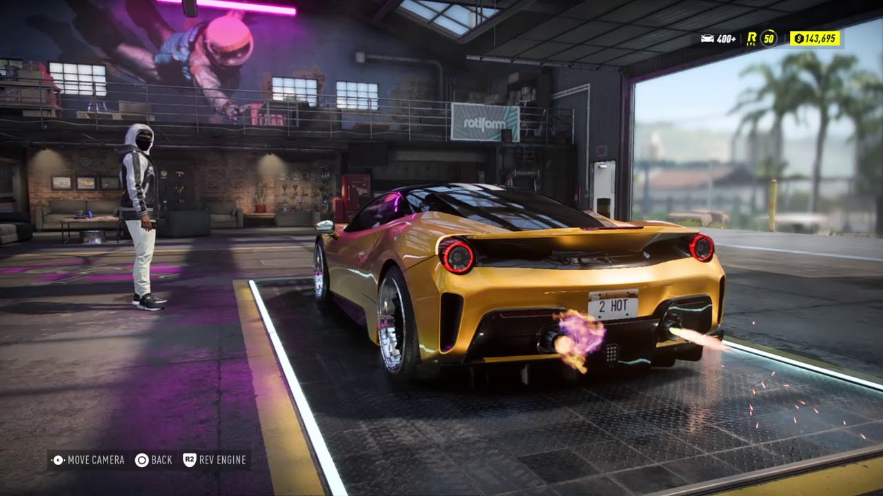 Need for Speed heat Ferrari 488 pista 19 customization + Air suspension ...