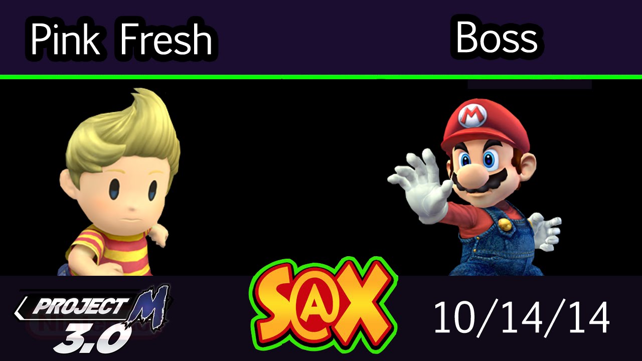 S@X PM Pink Fresh (Lucas) vs. Boss (Mario) - YouTube