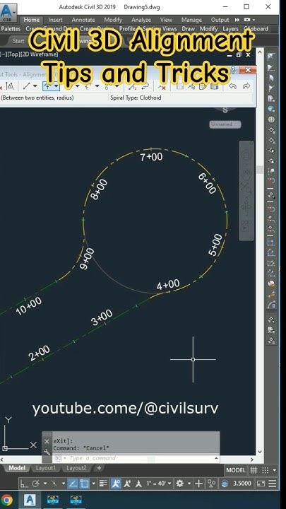 Creating Civil 3D Alignments: Essential Tips and Techniques #tutorial - YouTube