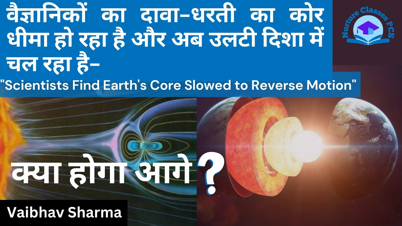 Earth's core rotating in reverse direction | #earthcore - YouTube