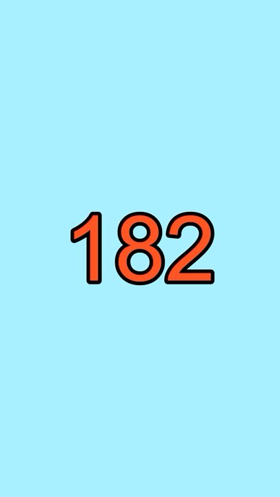 182 To 185! I'm Counting From 182 To 185! Learning to Count in English ...