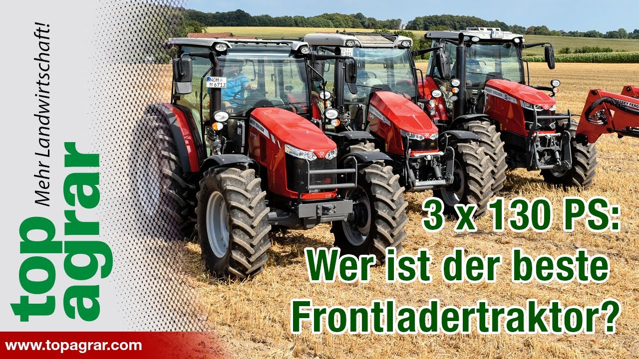 Massey Ferguson MF6713, MF5713S und MF6713S im Systemvergleich - YouTube
