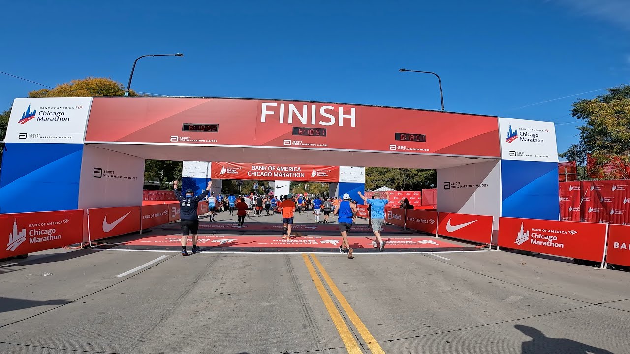Chicago Marathon Finish Line Address at Gerard Becker blog
