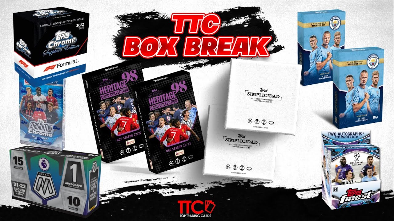 TTC BOX BREAK ⚽ TOPPS 22-23 SIMPLICIDAD + MAN CITY TEAM SET + MERLIN98 ...