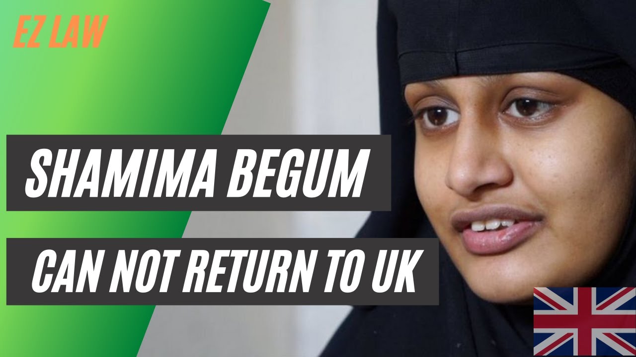 Supreme Court Rules Shamima Begum CAN NOT Return to the UK | Case ...