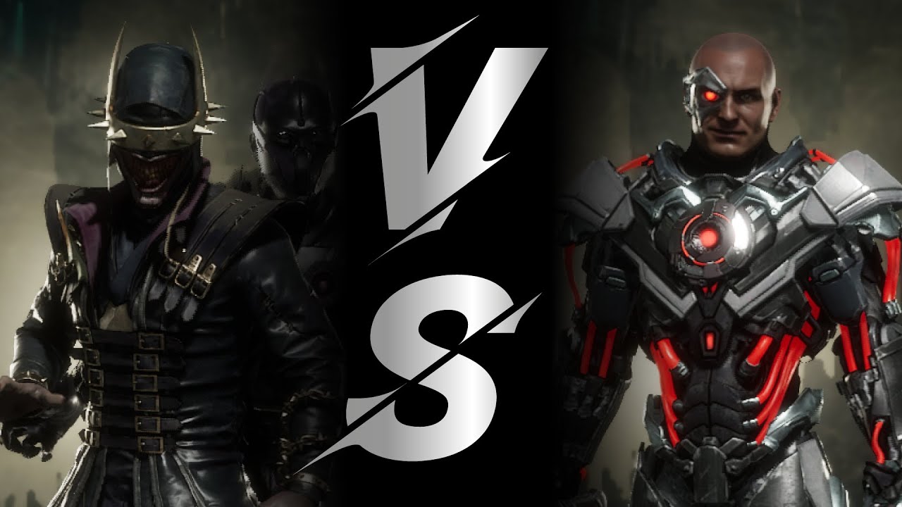 Batman who laughs Vs Cyborg - MK11 - YouTube