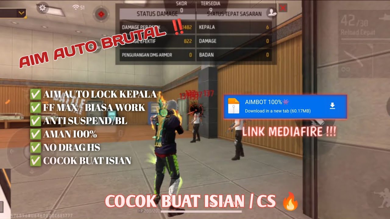 AIMLOCK FF SETELAH UPDATE ‼️ AIM AUTO LOCK KEPALA 🇧🇷⚙️ AMAN UNTUK AKUN ...