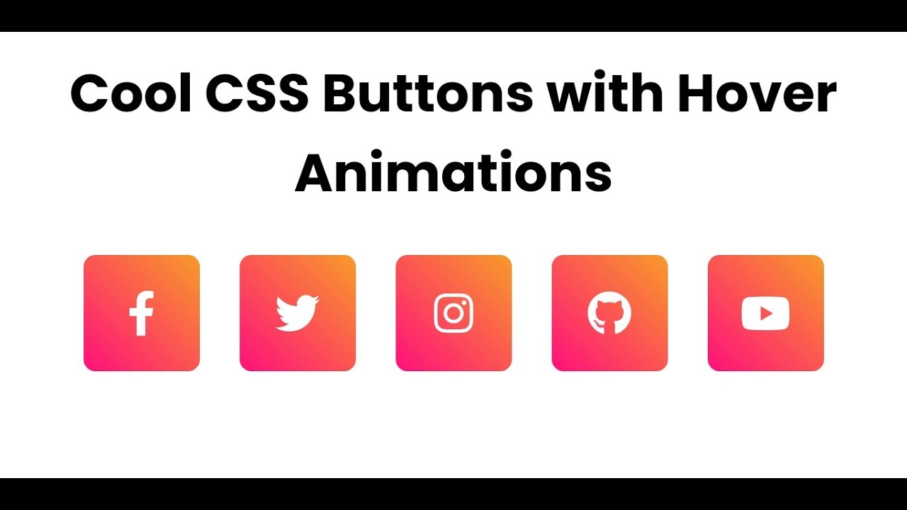 How to make CSS Social Media Buttons (FREE Source Code!) - YouTube