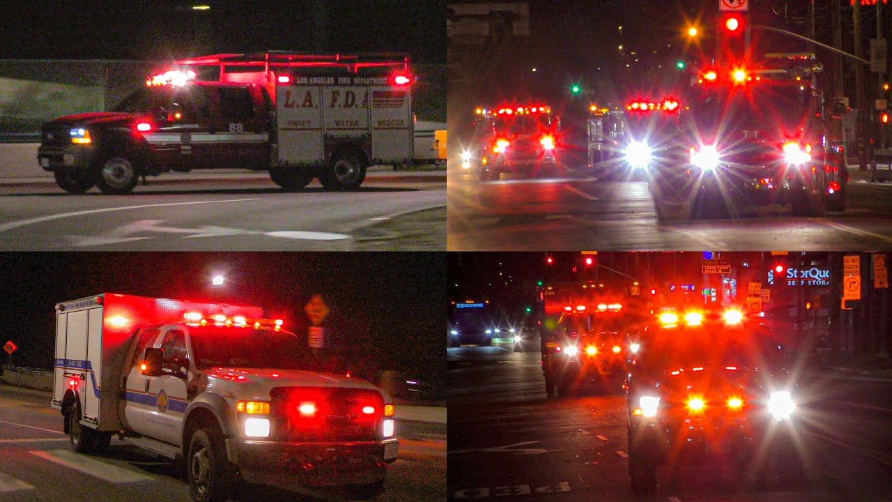 LAFD River Rescue Response (Lincoln Heights) - YouTube