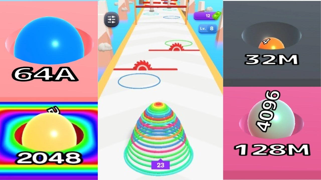 2048 | Ball Run 2048 vs Circles Runner vs Ball Run Infinity # ...