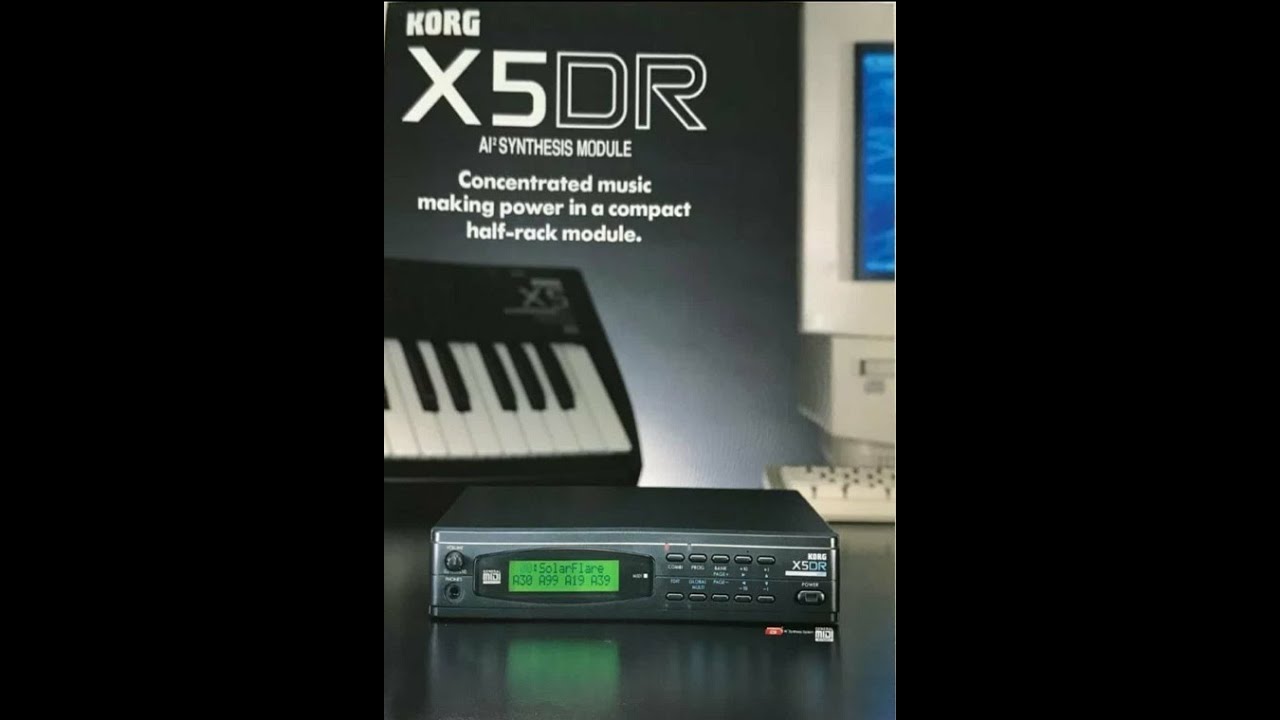 Korg X5DR - Dyno Piano - YouTube