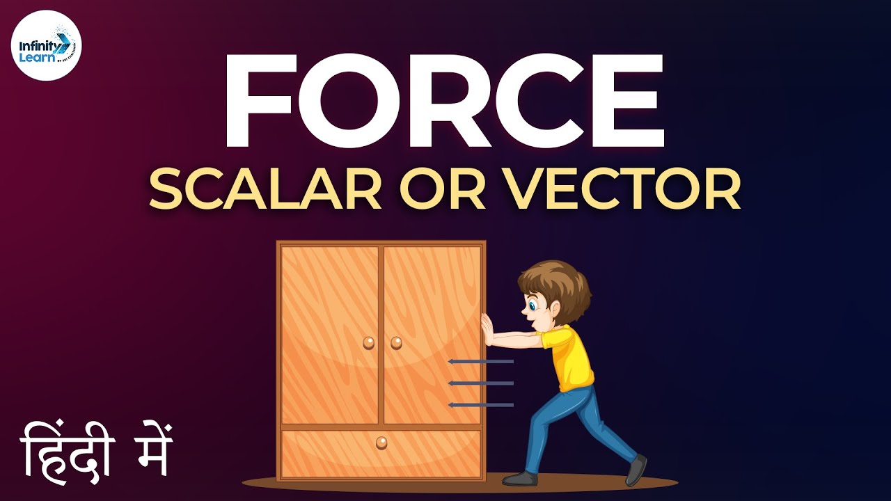 Force - Lesson 15 | Force – Scalar or Vector? - in Hindi (हिंदी में ...