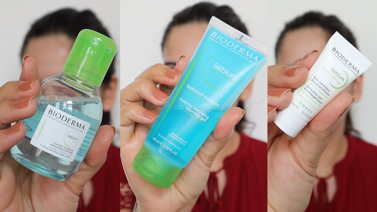Bioderma Sebium Range Review for Acne Prone Skin - YouTube