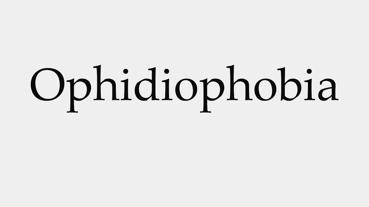 Ophidiophobia