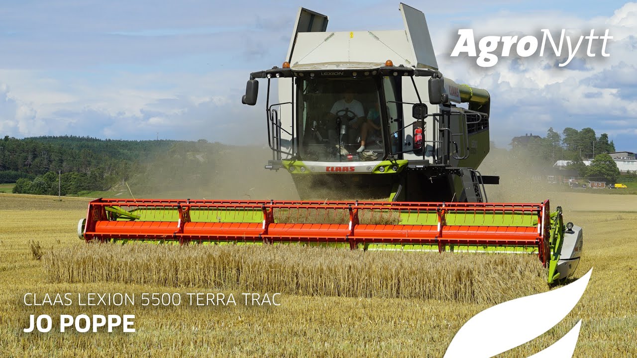 CLAAS LEXION 5500 TERRA TRAC | Jo Poppe - YouTube